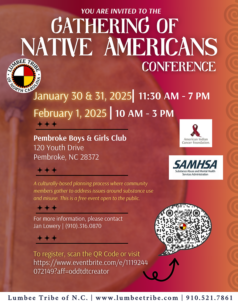 Registration is still available for the Gathering of Native Americans ...