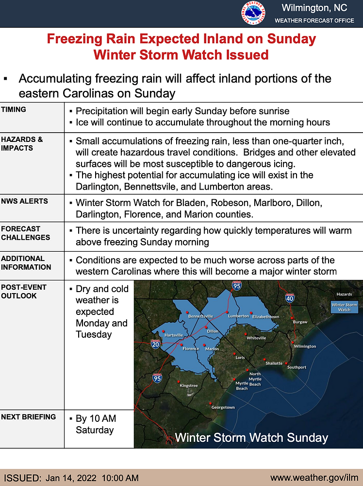 National Weather Service Weekend Weather Briefing