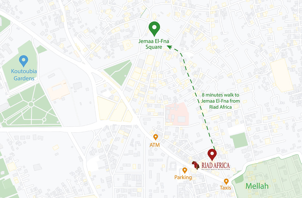 Directions | Location | Map of Riad Explore