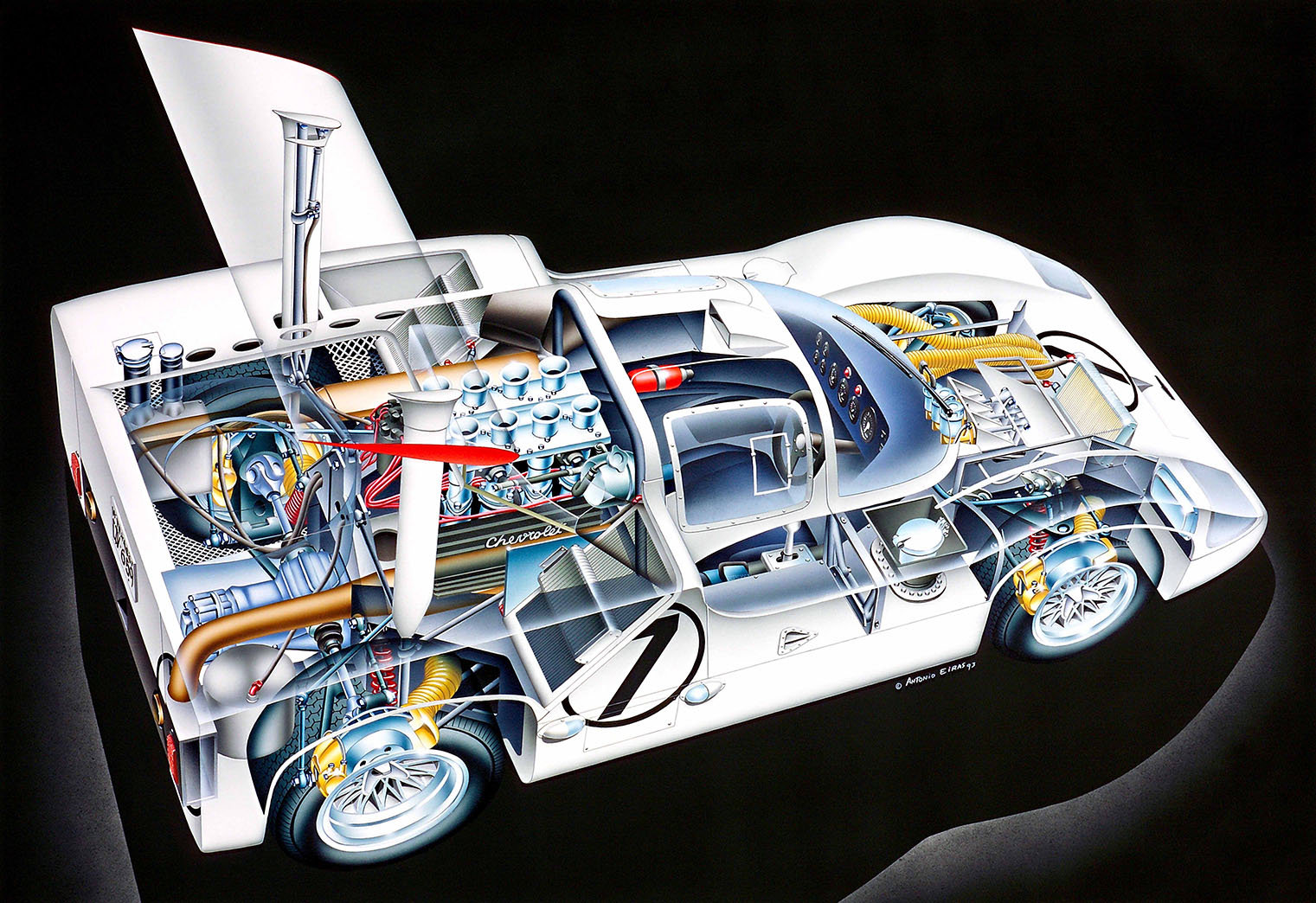 Chaparral 2F, amazing and innovative