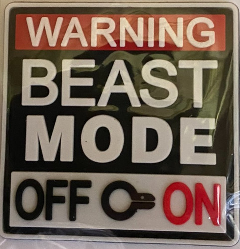 PVC BEAST MODE Morale Patch | Finch Embroidery Des