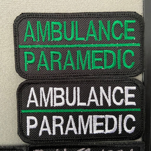 Ambulance/Paramedic Patch | Finch Embroidery Des