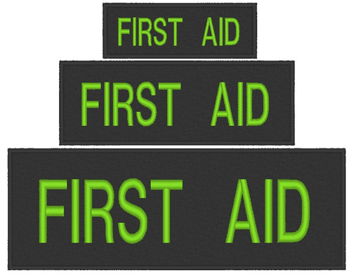 First Aid Morale ID Patch | Finch Embroidery Des