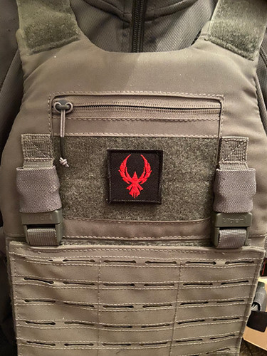 Red Falcon Morale Patch | Finch Embroidery Des