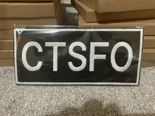 CTSFO Plate Carrier Morale Patch 220x100mm | Finch Embroidery Des