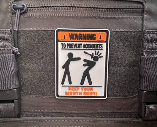 To Prevent Accidents Morale Patch | Finch Embroidery Des