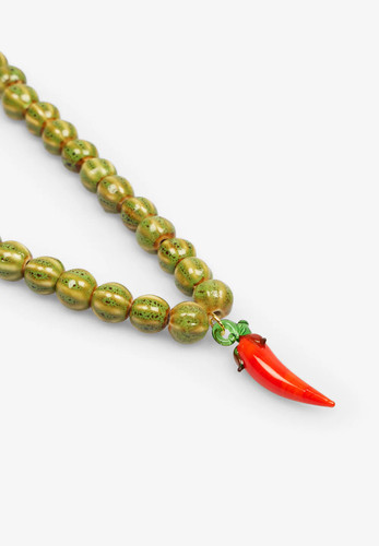 Glass Chili Pepper Charm Necklace | The Artesao