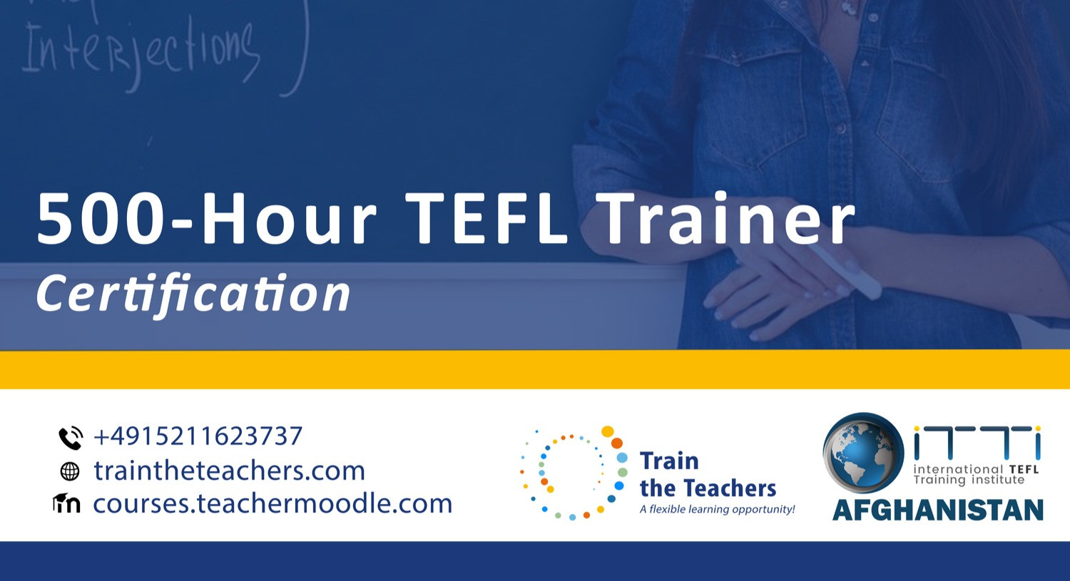 500-Hour TEFL Trainer Certification
