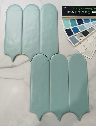 Feather Sky Blue Matt 90x306mm | Prestige Tiles