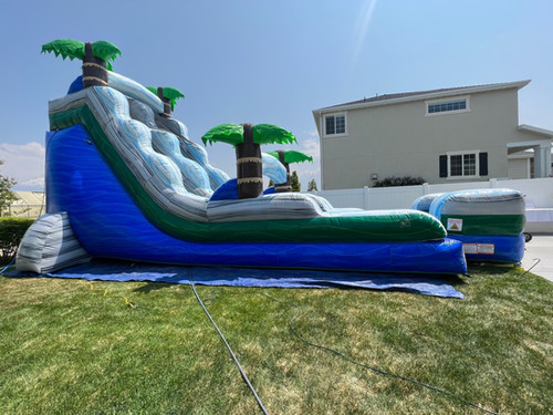 35ft Marble Water Slide for Rent | JoPe's Events