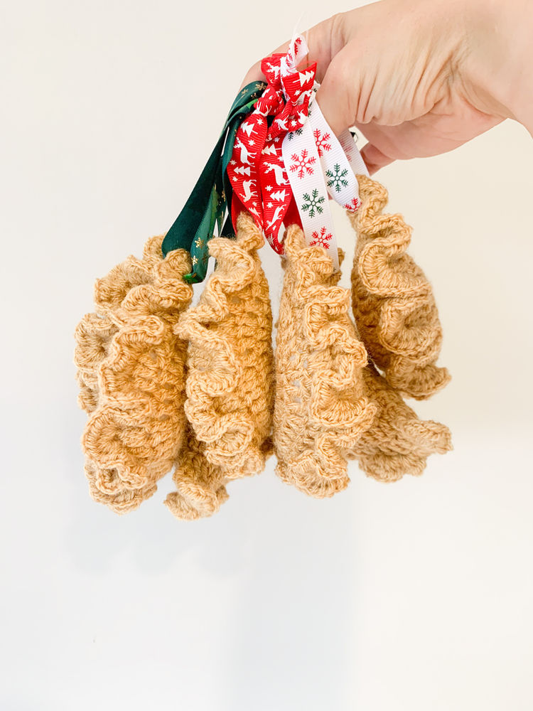 Christmas Cornish Pasty Tree Decoration Pattern