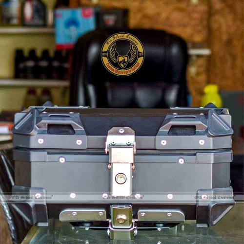 Wanderer Motorcycle Top Box (22L-Aluminum) | Old School Customs