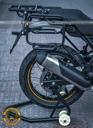 Saddle Top Rack with backrest Royal Enfield Himalayan | Old School Customs
