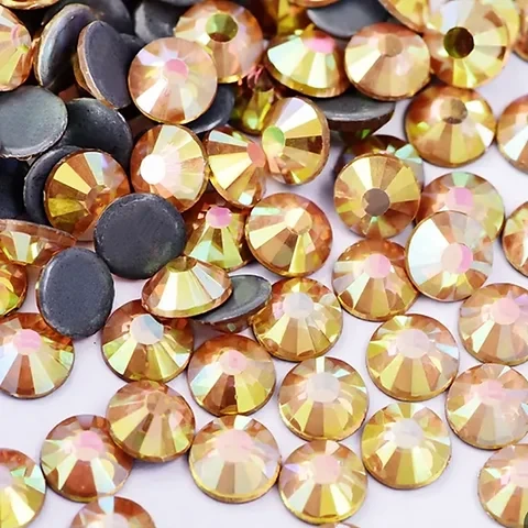 Rhinestone Colour Sample - Sunshine Gold | RazzleDazzle