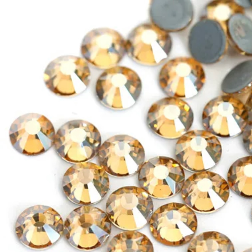 Rhinestone Colour Sample - Golden Shadow | RazzleDazzle