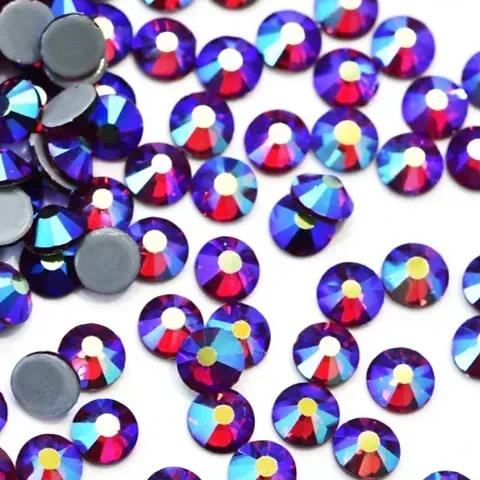 Rhinestone Colour Sample - Dark Siam Red AB | RazzleDazzle