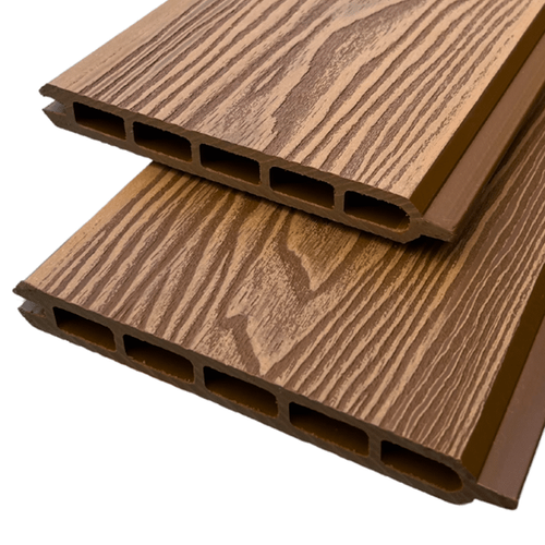 Light Oak 3D Composite Fence Board | Baxter & Bloom