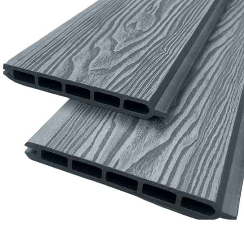 Birch Grey 3D Composite Fence Board | Baxter & Bloom