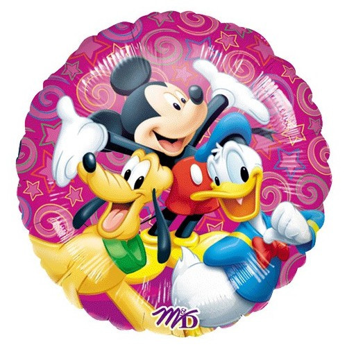 18" Mickey Mouse & Pluto & Donald Duck Helium Balloon - m16 | Dream Party
