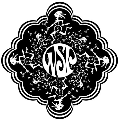 WSP NoteEater Sticker B/W | Satisfied.Labs