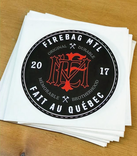 Collant vinyle ''LOGO'' FIREBAG MTL Sticker | firebagmtl