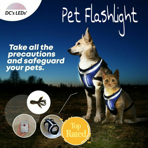 LED Remote Controlled Dog Vest | Dog Harness | Best Cat Harness