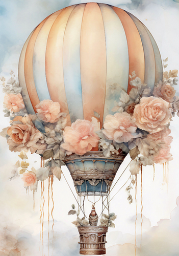 Decoupage Design - Fibre Papers Airborne - 2 size options | Colour and ...