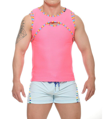 STUD FREY Men's Pink Pride Outfit Wear - Premium Fabric, Versatile Styling