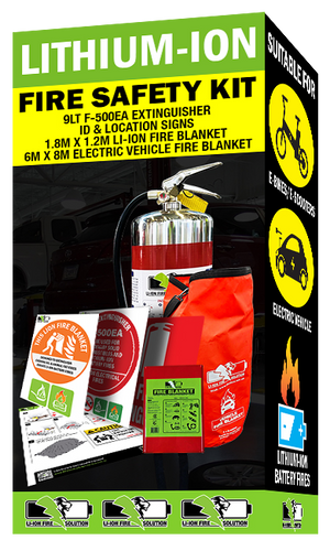 Lithium-Ion Battery Fire Workshop Safety Kit | Fire Products Direct