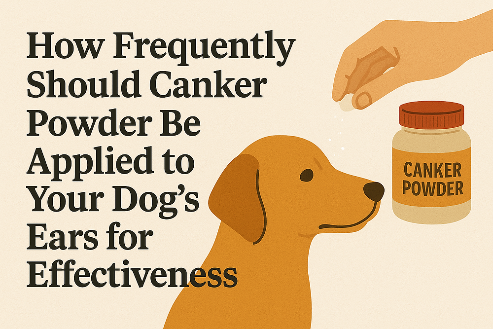 How Frequently Should Canker Powder Be Applied to Your Dog's Ears for ...
