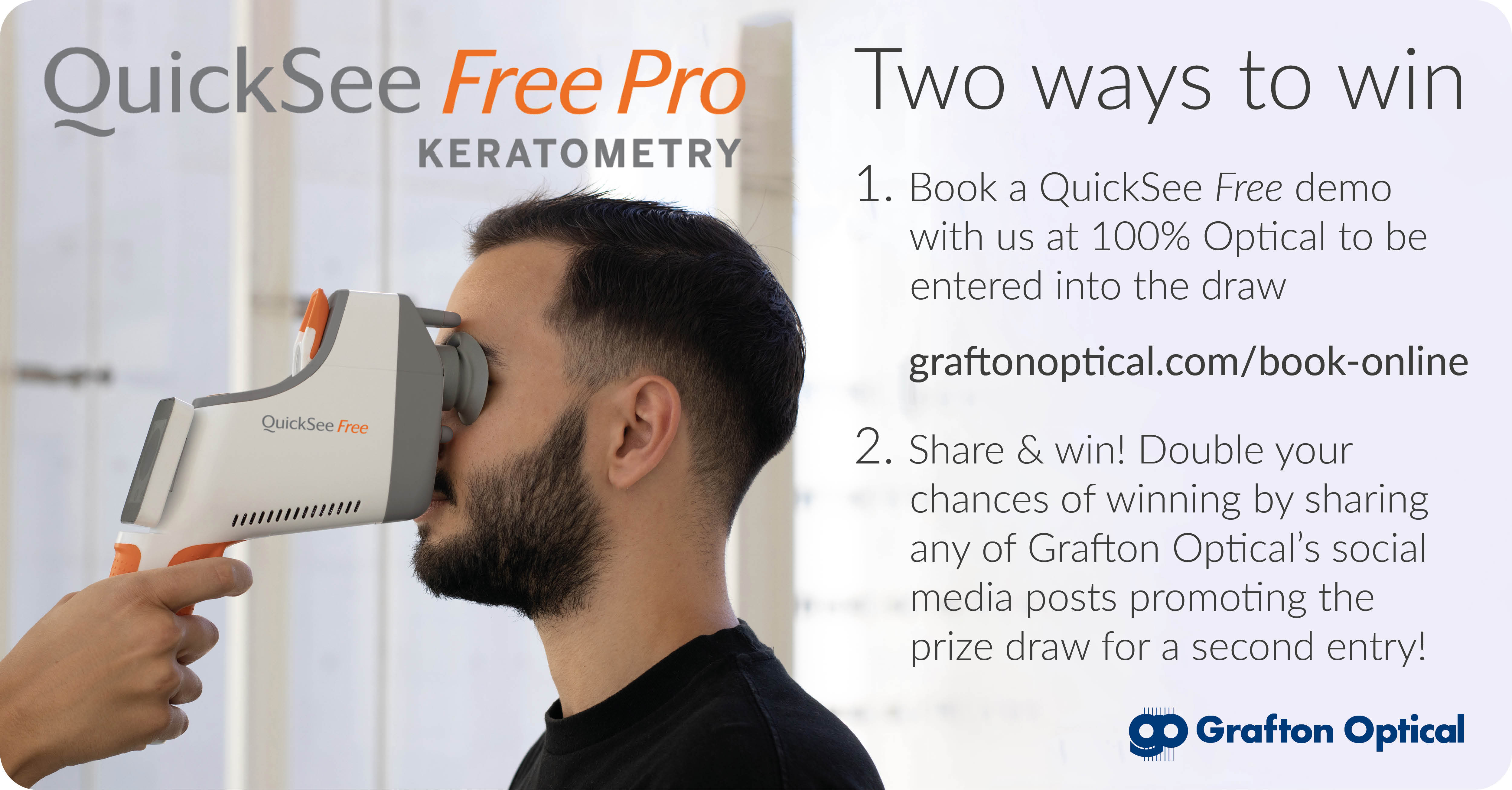 WIN a QuickSee Free handheld auto-refractor from PlenOptika at 100% ...