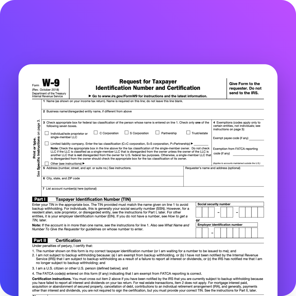 Form W-4 Data
