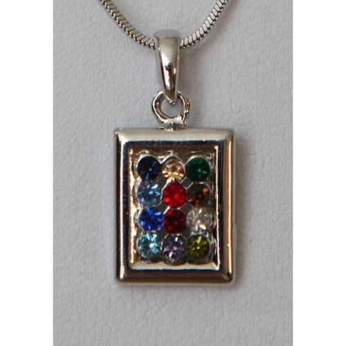 Hoshen stones necklace - Silver/Golden color | israeli-art
