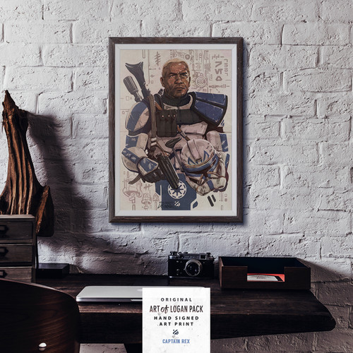 CAPTAIN REX | Symbols of the Force | Clone Wars | Original Hand-signed ...