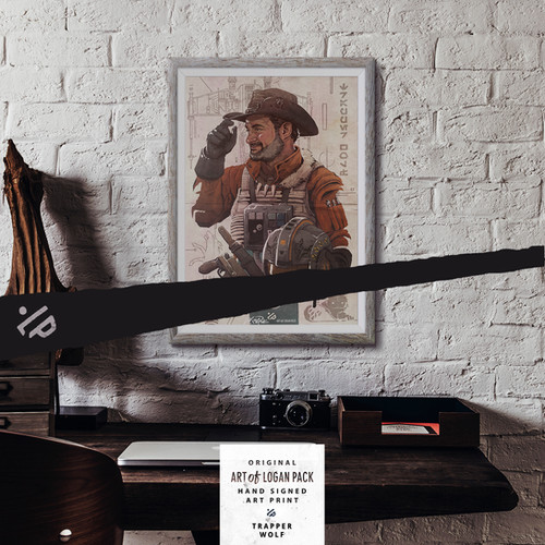 TRAPPER WOLF | Dave Filoni | Star Wars | Hand-signed Art Print by Logan ...