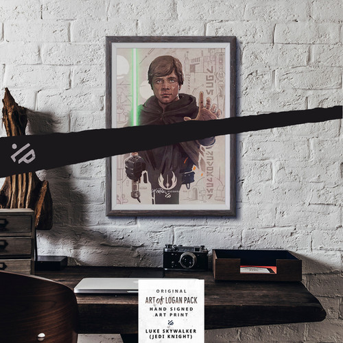 LUKE SKYWALKER JEDI KNIGHT | Symbols of the Force | Art by Logan Pack ...