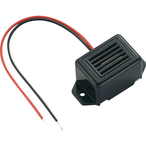 Buzzer with transistor oscillator. Select voltage from menu | My Site