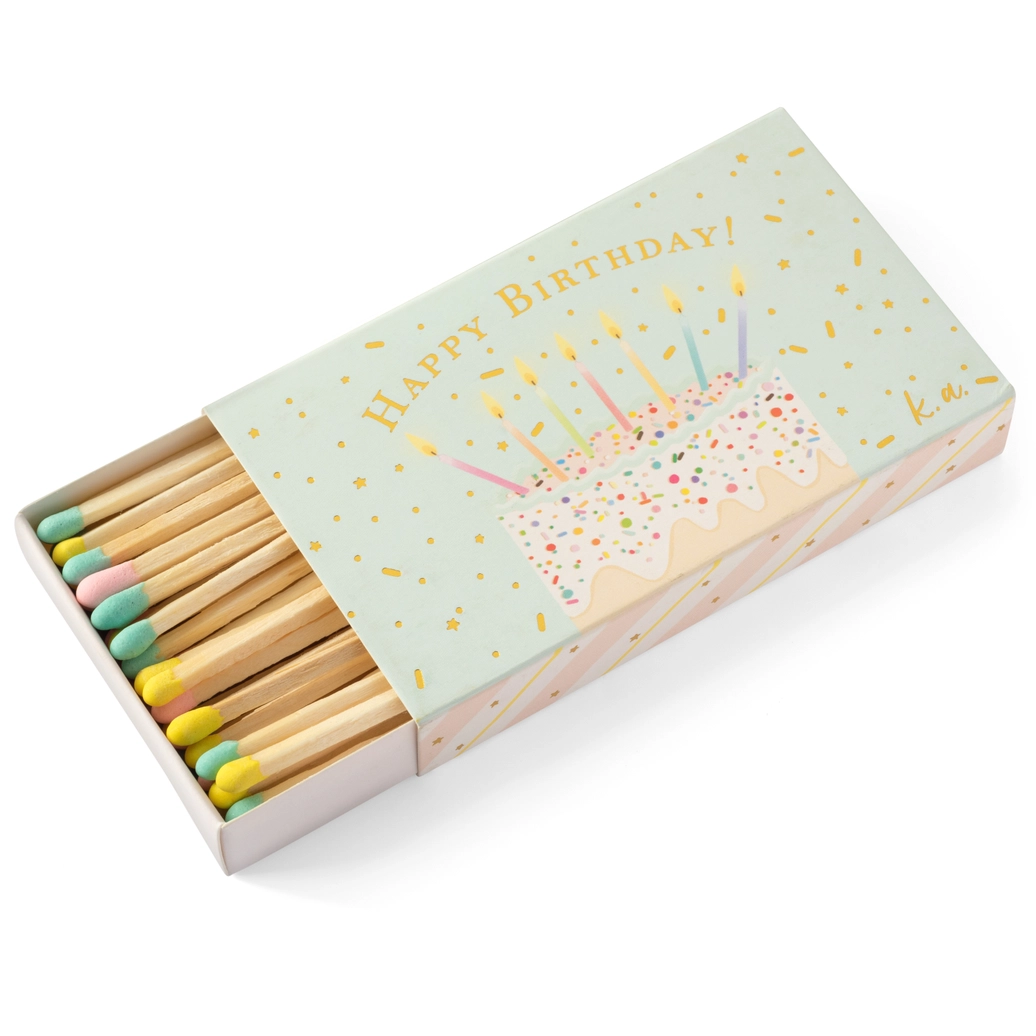 Happy Birthday Box of Matches | Meadow Aiken