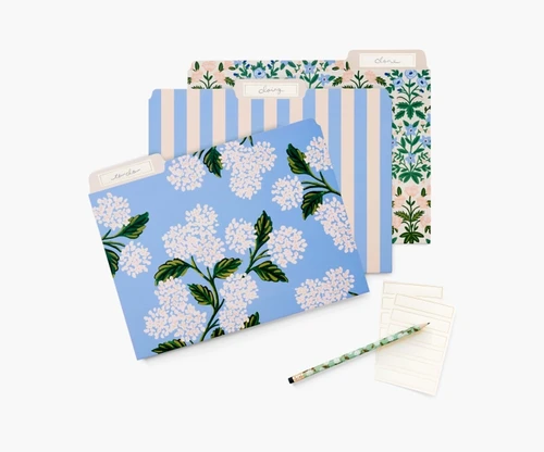 Hydrangea File Folder Set | Meadow Aiken