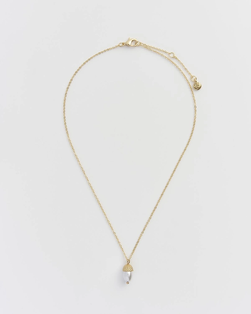 Acorn Pearl Necklace | Meadow Aiken