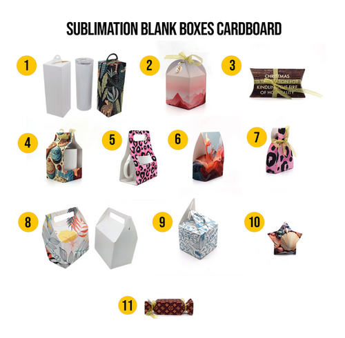Sublimation blank Boxes Cardboard | Clg Media PR