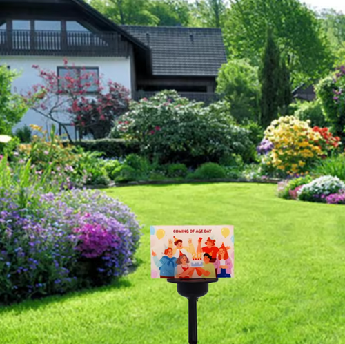 Acrylic Solar Garden light Sublimation | Clg Media PR