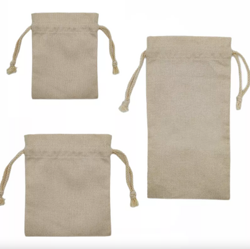Drawstring Linen Gift Bags Sublimation | Clg Media PR