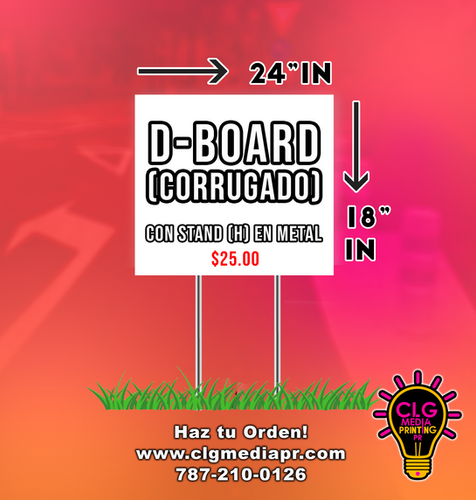 YARD D-BOARDS CON H EN METAL | Clg Media PR
