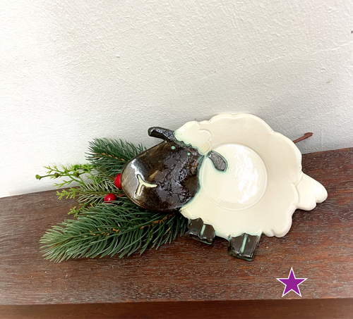 Ceramic Sheep Plate | Upmart
