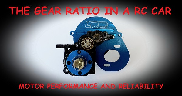 The gear ratio of an electric RC car