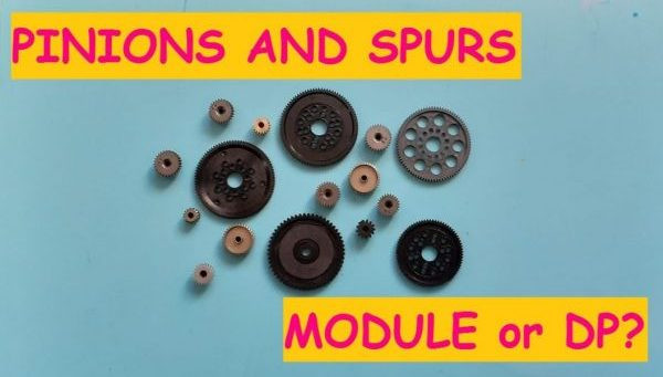 Module and DP in RC gears