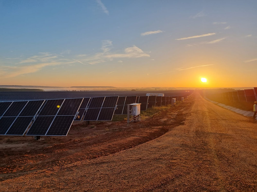 Completion of the photovoltaic power plant to supply electricity to ...