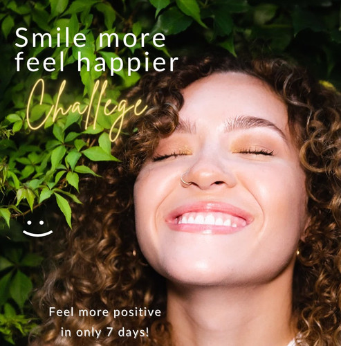 Smile more feel happier challenge | TheWellbeingWanderer