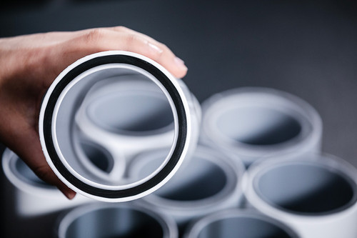 Part Recycled 3 Layer Cores | Plastic Cores Ltd